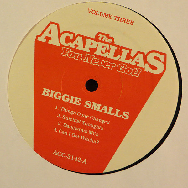 Buy 2Pac / Biggie Smalls: The Acapellas You Never Got! Volume Three (12 ...
