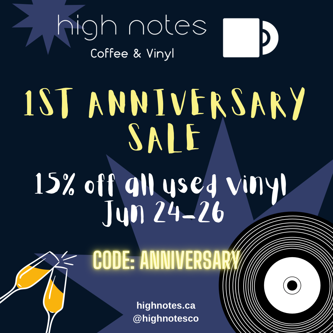 High Notes' 1st Anniversary Sale – High Notes Coffee + Vinyl