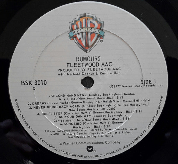 Buy Fleetwood Mac: Rumours (LP, Album, RP) Vinyl Record Online for a ...