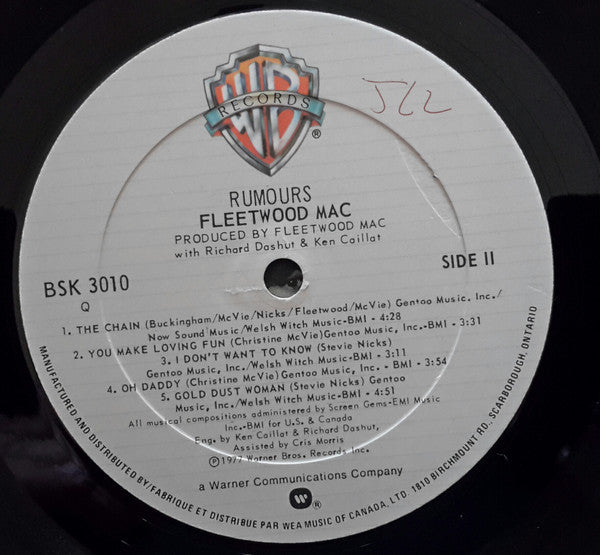 Buy Fleetwood Mac: Rumours (LP, Album, RP) Vinyl Record Online for a ...