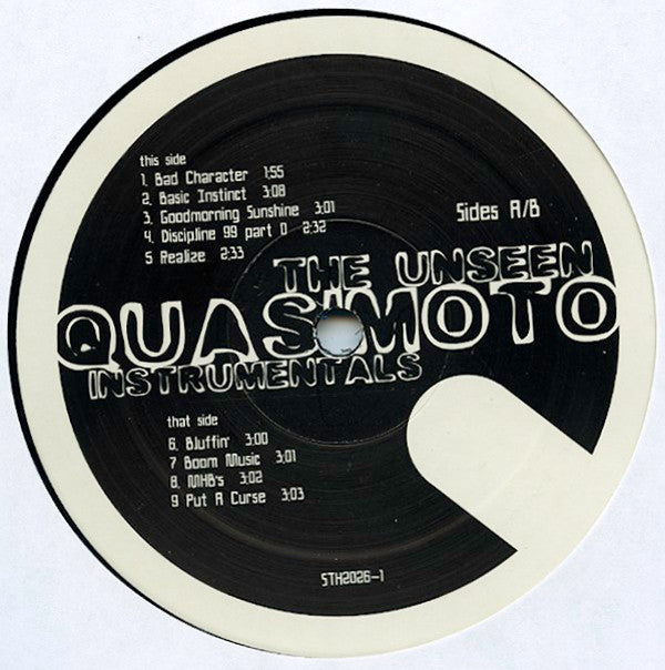 Buy Quasimoto : The Unseen Instrumentals (2x12", Album, RP) Vinyl ...