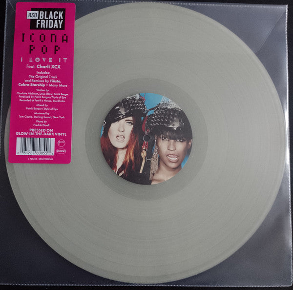 Buy Icona Pop Feat. Charli XCX: I Love It (12", EP, RSD, RE, Glo) Vinyl ...